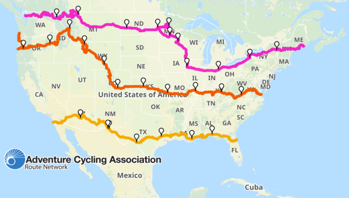 Route – Liz's Bike Adventure